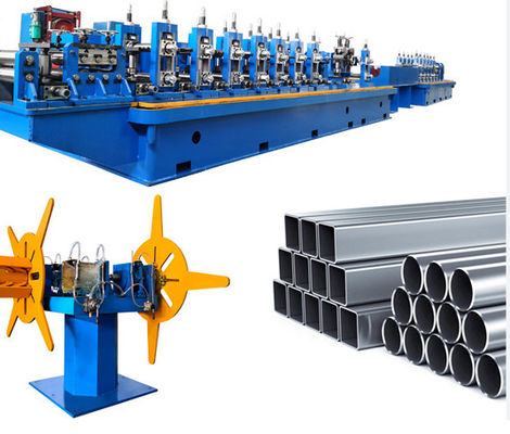 Baja 5kW Pipe Roll Forming Mesin Square Pipe Roll Forming Mesin